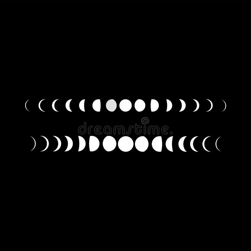 Projeto Para Celebrar O Dia Da Lua Internacional 20 De Julho Ilustração ...