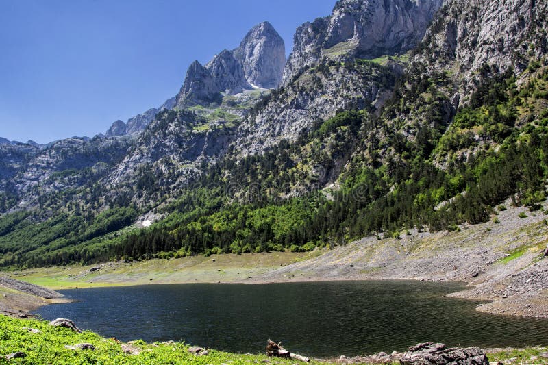 Prokletije Mountain in Montenegro Stock Image - Image of mountaineering ...