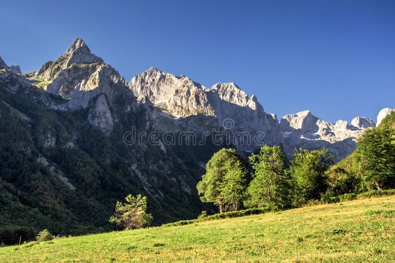 Prokletije Mountain in Montenegro Stock Photo - Image of brick ...