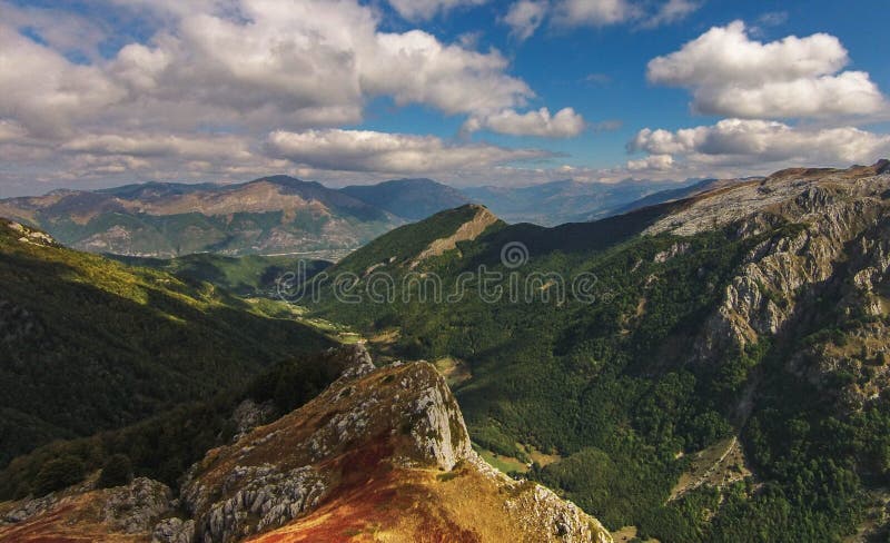 Prokletije National Park, Montenegro Stock Image - Image of panorama ...