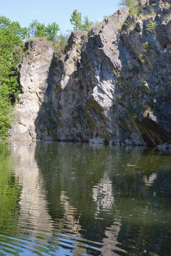 Prokop s valley, Prague stock image. Image of pond, rock - 25087165