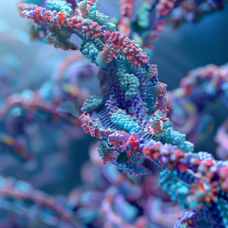 Prolastine Protein Creation , 3d, Ai Generated Stock Illustration ...