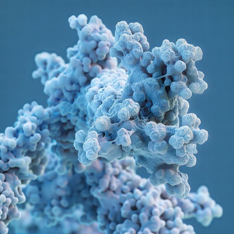 Prolastine Protein 3d Model Realistic Stock Illustration - Illustration ...