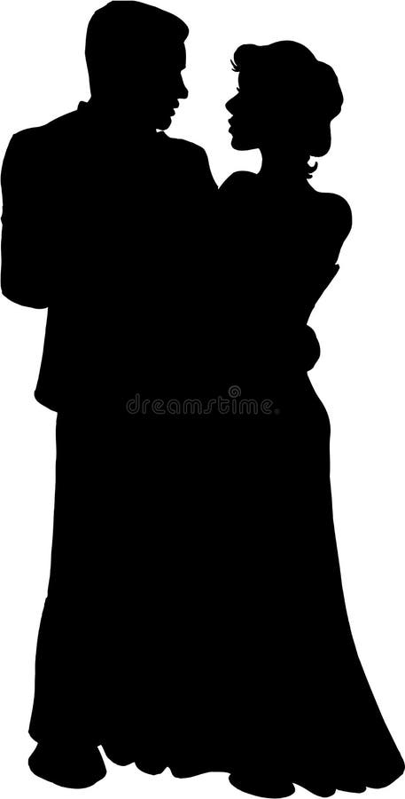 Prom Couple Vector Illustration Stock Vector - Illustration of couple ...