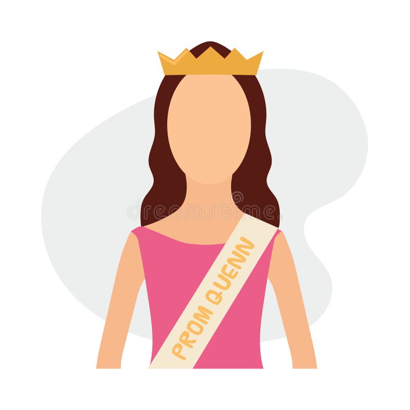 Prom Queen Icon Clipart Logotype Isolated Vector Illustration Stock ...