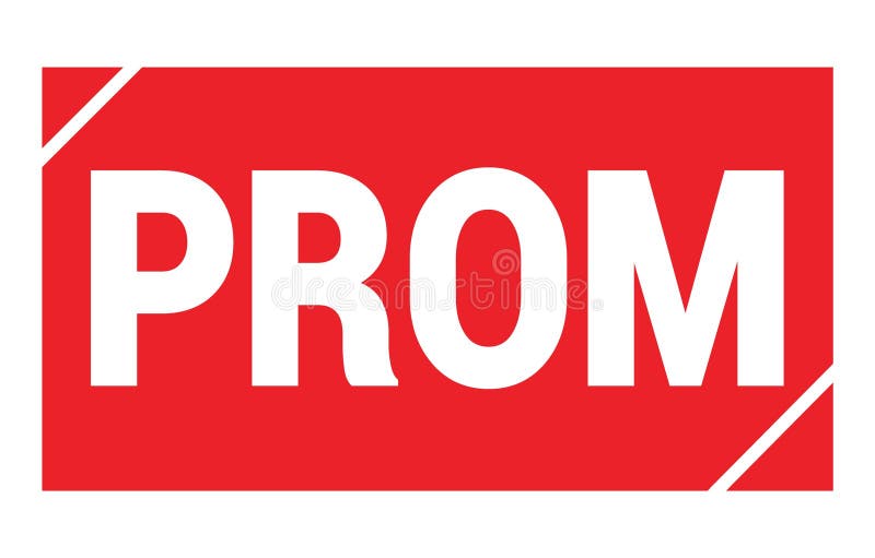 PROM Text Written on Red Stamp Sign Stock Illustration - Illustration ...