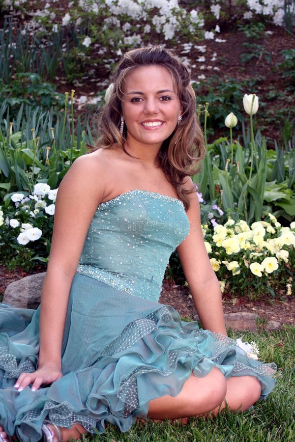 Prom Time stock photo. Image of springtime, seated, eveningwear - 2329290