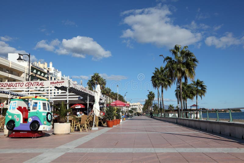 Promenade in Estepona, Spain Editorial Stock Image - Image of europe ...