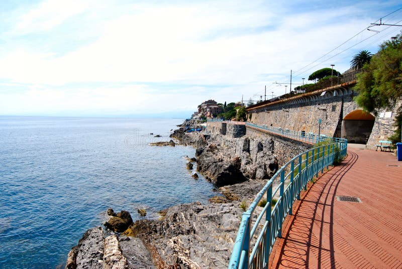 Promenade of Genoa Nervi stock photo. Image of nervi - 16938102 Promenade of Genoa Nervi stock photo. Image of nervi - 16938102