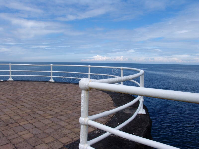 Promenade Railings on Seafront Stock Photo - Image of promenade ...