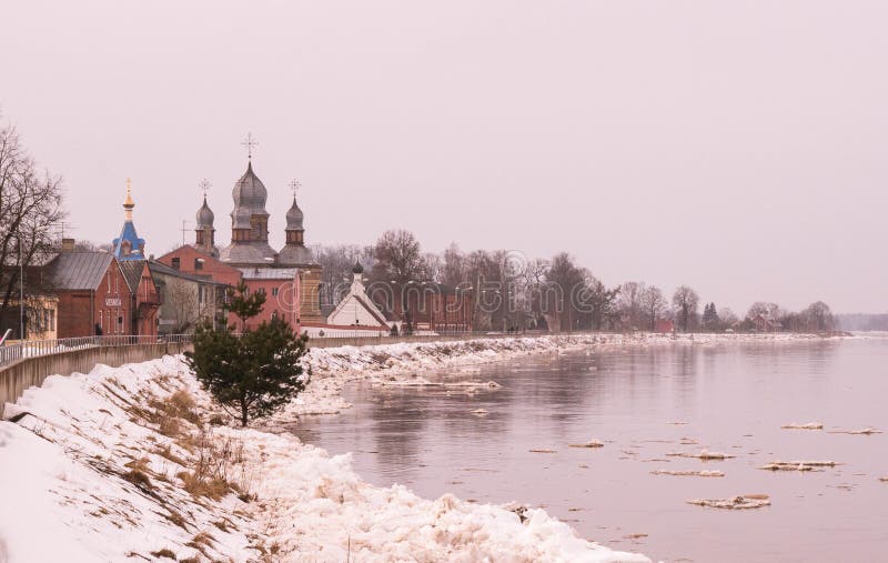 Promenade by the river stock image. Image of people, outdoors - 88470511