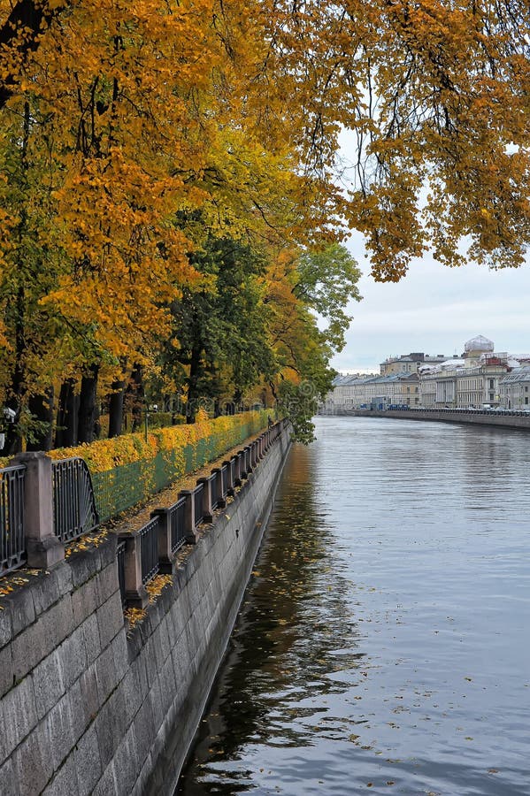 Autumn promenade. stock image. Image of sightseeing - 103194137