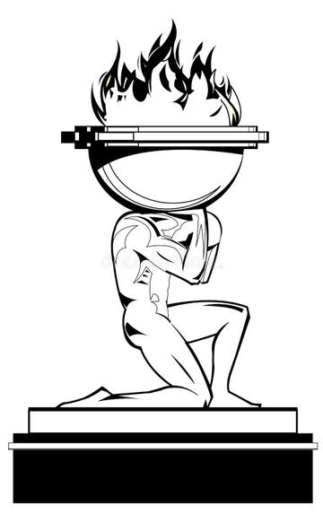 Prometheus Flame Stock Illustrations – 154 Prometheus Flame Stock ...