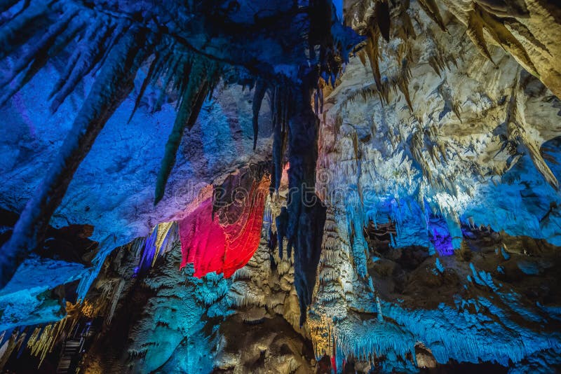 Prometheus Cave in Georgia editorial stock image. Image of ...