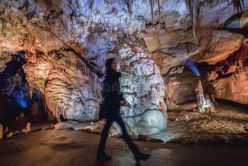 Prometheus Cave in Georgia editorial image. Image of rock - 278745890