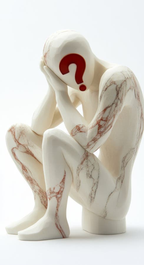 3D figure thinking stock illustration. Illustration of green - 13993357