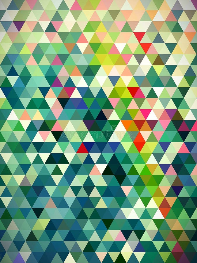 Prominent and Striking Pattern of Geometric Illustration of Triangles ...