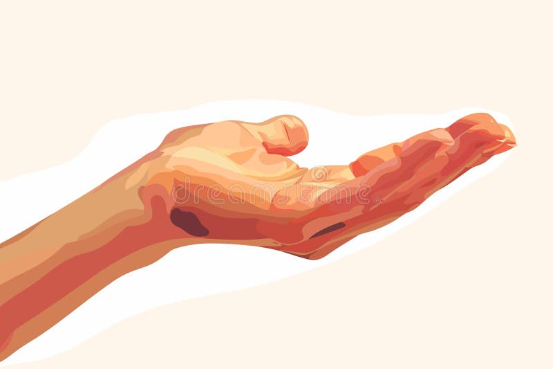 Promise Hand isolated stock vector. Illustration of friends - 364286752