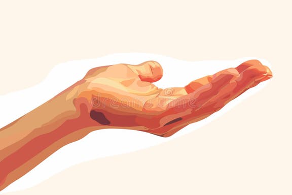 Promise Hand isolated stock vector. Illustration of friends - 364286752