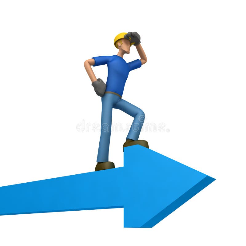 Promising future stock illustration. Illustration of efficiency - 13878271