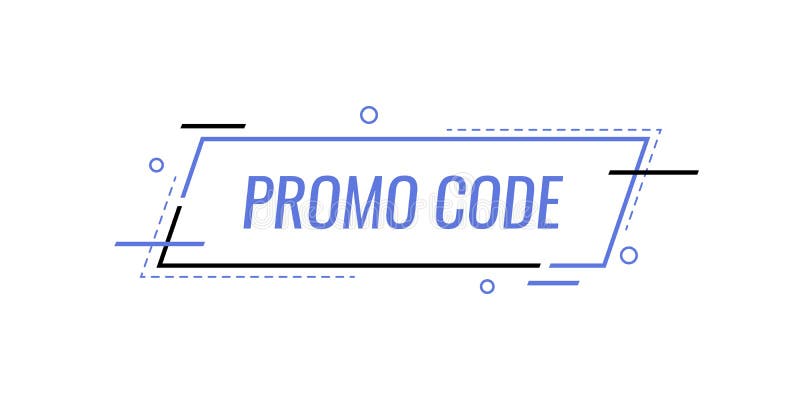 Promo Code, Coupon Code Banner Design. Modern Vector Illustration in ...