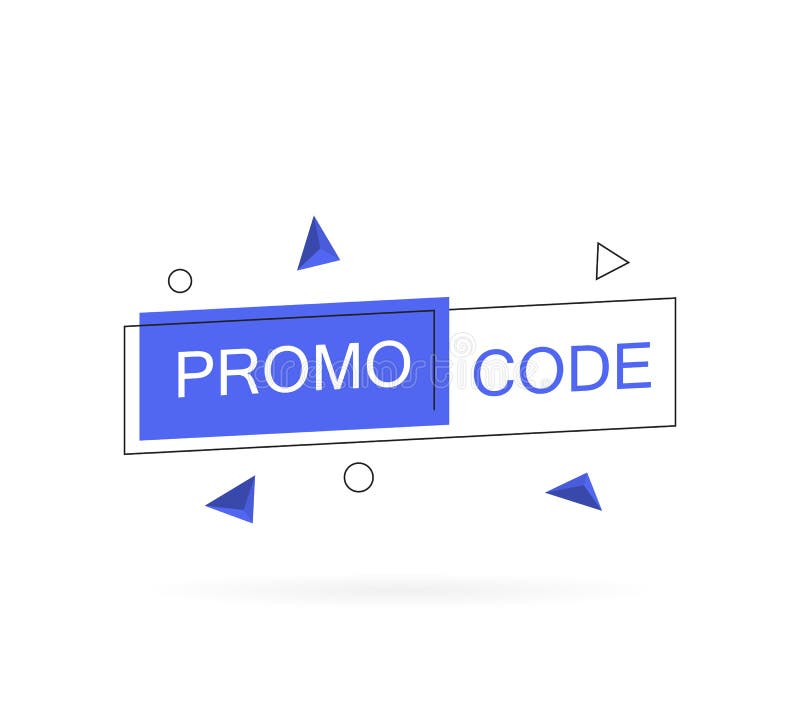 Promo Code, Coupon Code. Modern Vector Illustration in Flat Style Stock ...