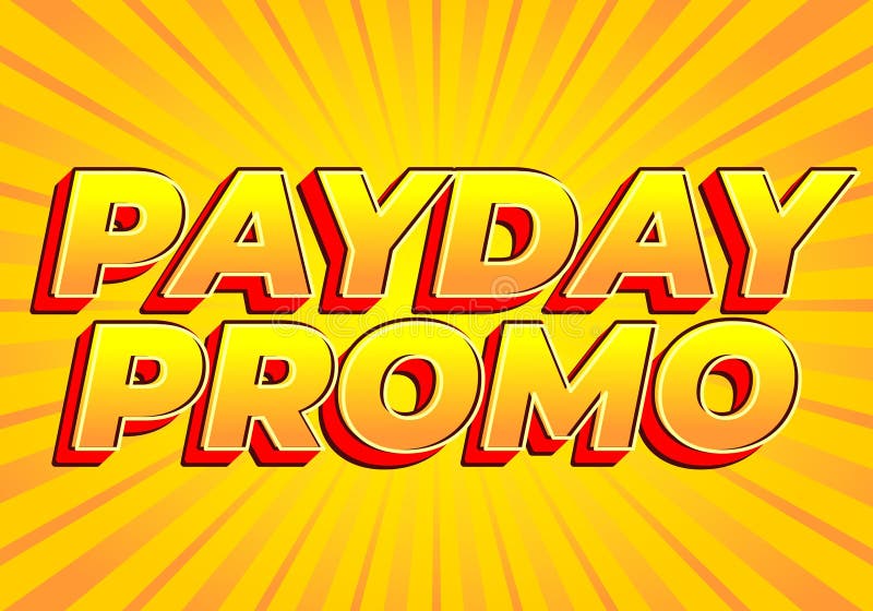 Promo Day, Text Effect in 3 Dimensions Style with Modern Colors, Good ...