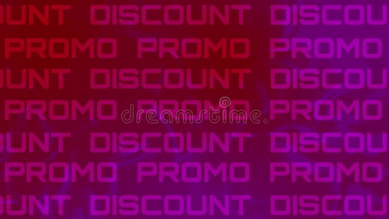 Promo Discount Running Text Liquid Background Stock Footage - Video of ...
