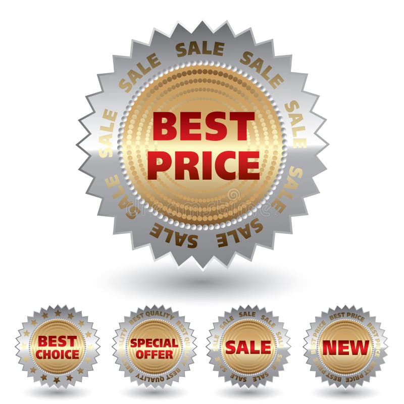 BEST PRICE tag stock illustration. Illustration of corner - 6522322
