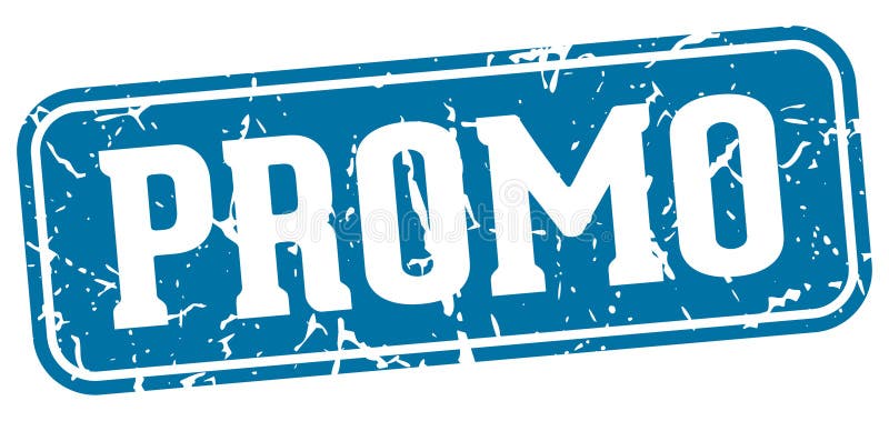 Promo Rectangular Sign. Promo Stamp Stock Illustration - Illustration ...