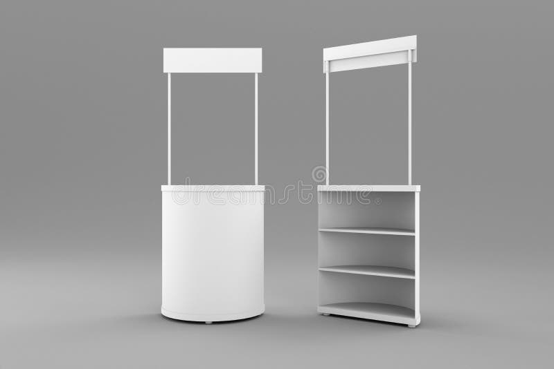 Promo Stand Template Isolated for Branding and Design Advertisement ...