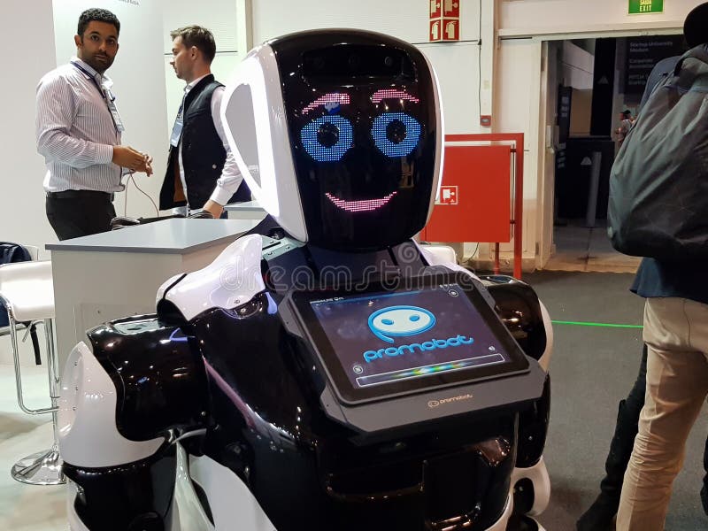 Promobot Robot at Web Summit 2019 Editorial Stock Photo - Image of ...