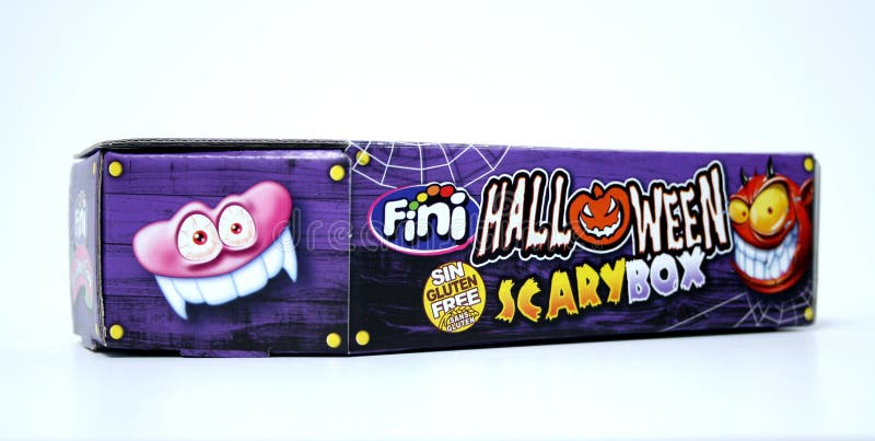 FINI, CAJA ASUSTADIZA DE HALLOWEEN Fotografía editorial - Imagen de ...