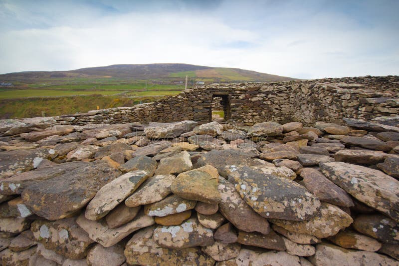 Promontory Fort Ireland stock photo. Image of fahan, heritage - 31190462