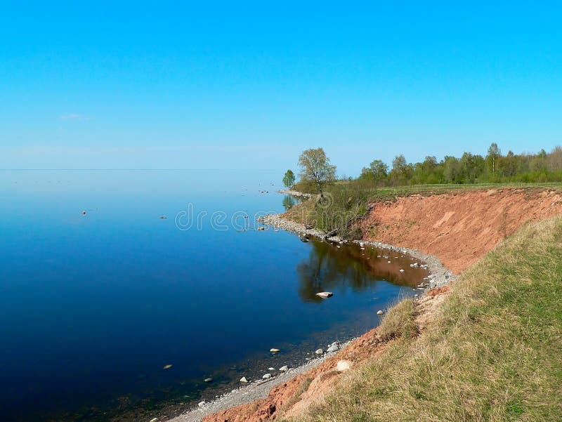 Promontory on the lake stock image. Image of promontory - 11703869