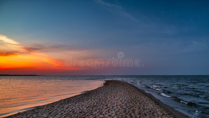 Promontory Rewa stock image. Image of gdaask, cloudy - 319460375