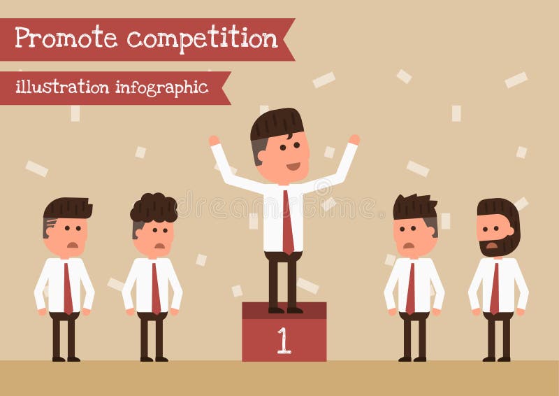 Promote competition stock vector. Illustration of competition - 64270037