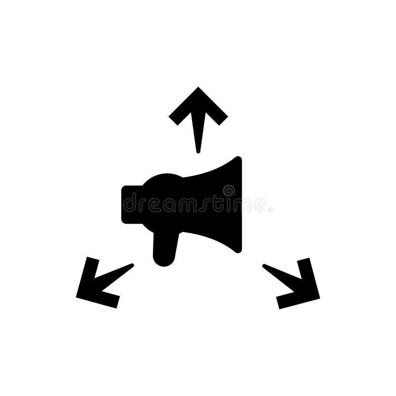 Promote Icon from Marketing Collection. Stock Vector - Illustration of ...