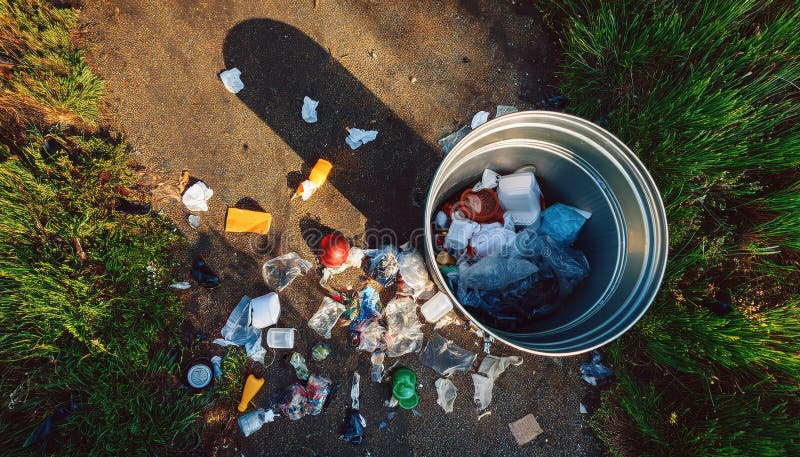 Promoting Environmental Responsibility through Waste Sorting Stock ...