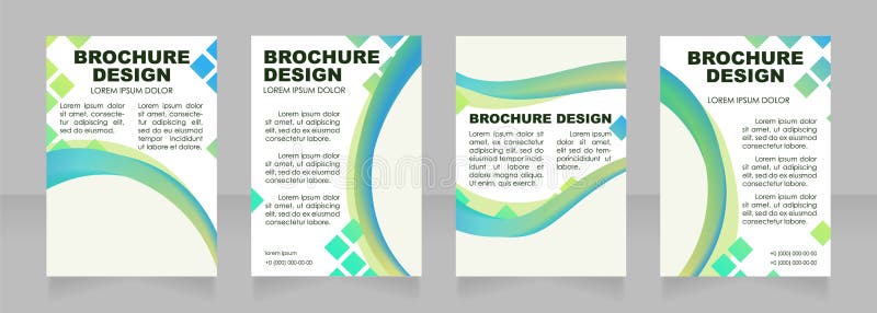 Blank Brochure Design Templates