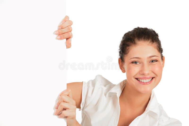 Promotion stock image. Image of female, concept, confident - 13679639