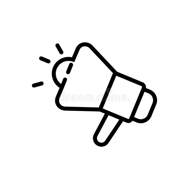 Promotion- Black Linear Promotion Vector Illustration Symbol Icon Stock ...