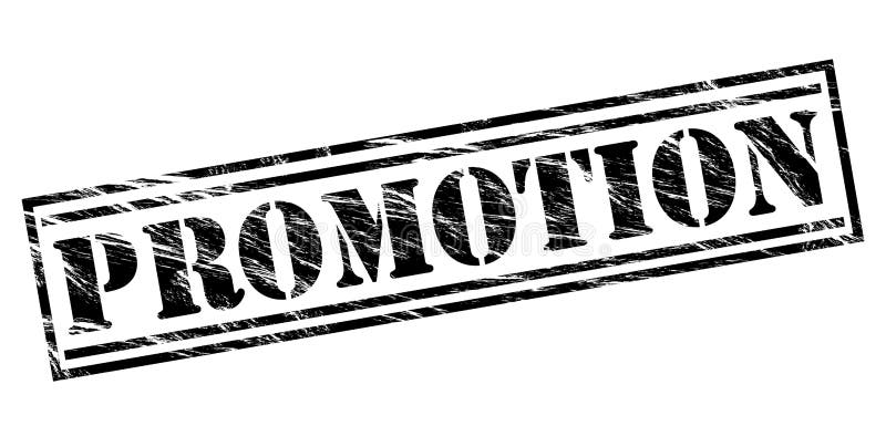 Promotion black stamp stock illustration. Illustration of isolated ...