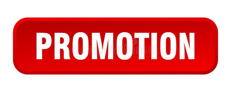 Promotion button stock vector. Illustration of vector - 121049682