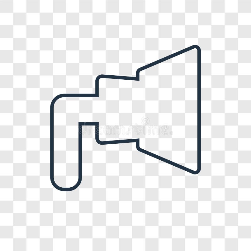 Promotion Concept Vector Linear Icon Isolated on Transparent Background ...