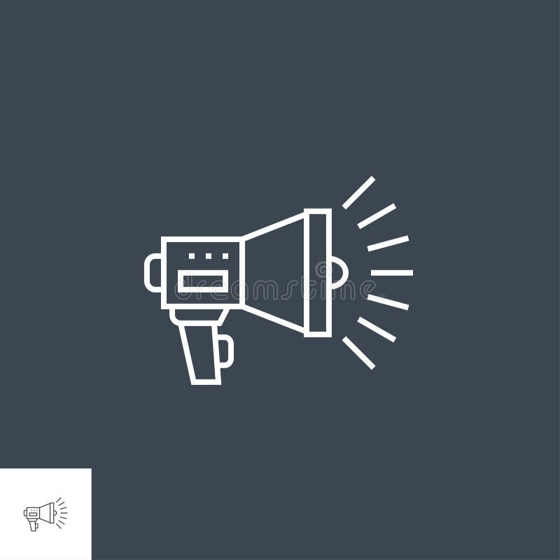 Promotion Line Icon stock vector. Illustration of sign - 216550770