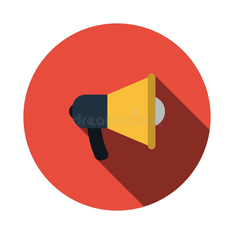 Promotion Megaphone Icon stock vector. Illustration of start - 253354037