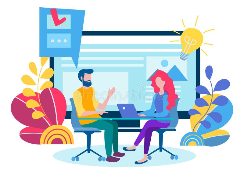 Promotion in the Network, Manager for Remote Work, Team Work on Stock ...