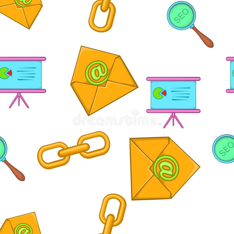 Promotion Pattern, Cartoon Style Stock Vector - Illustration of ...