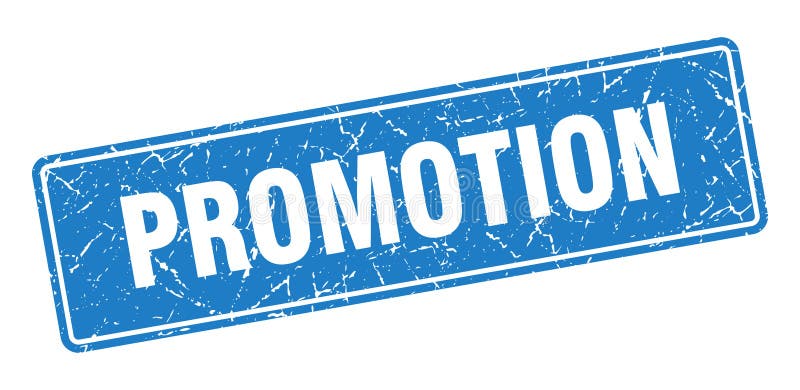 Promotion Sign. Promotion Grunge Stamp Stock Vector - Illustration of ...